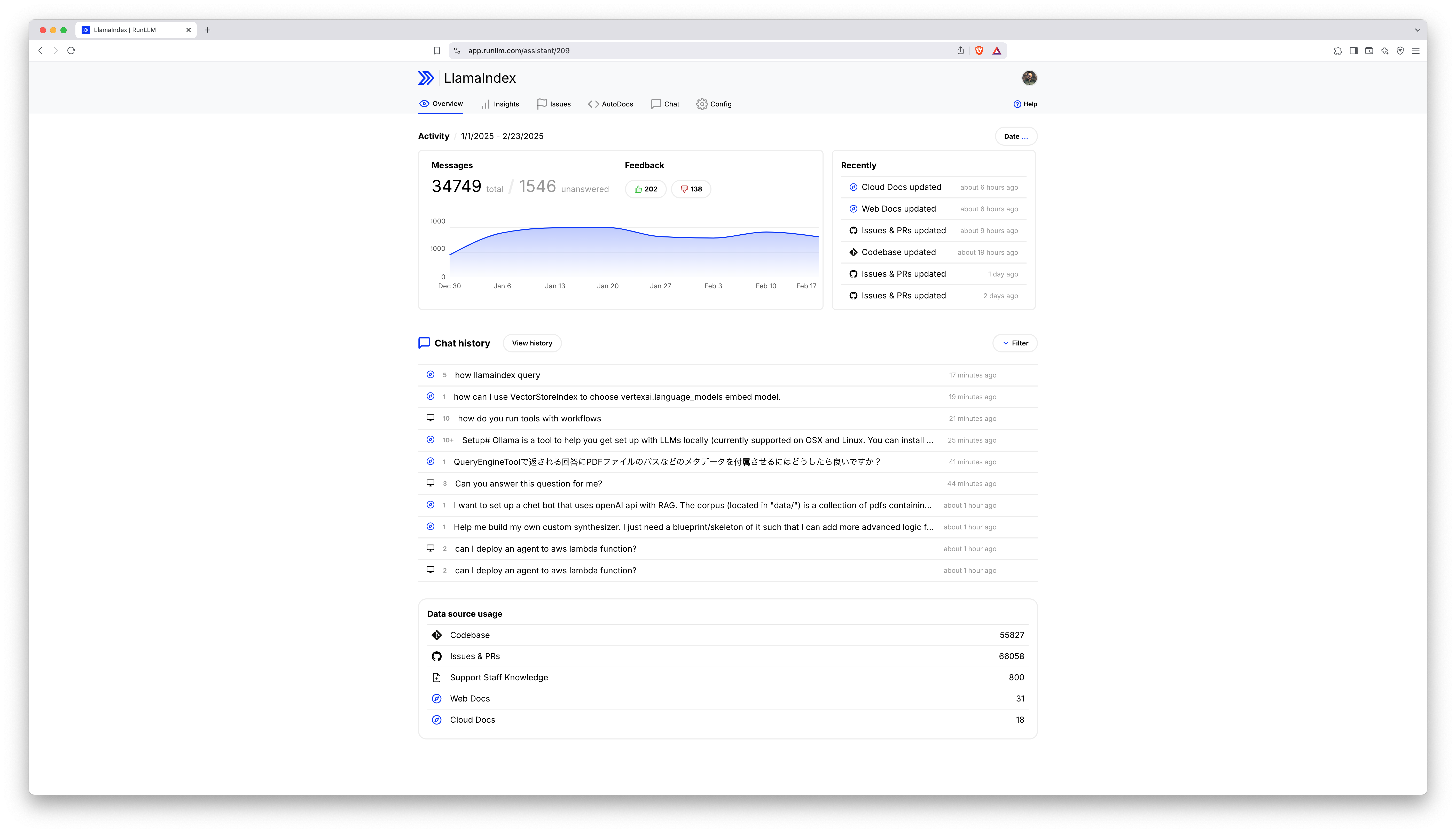 RunLLM Dashboard | RunLLM Documentation